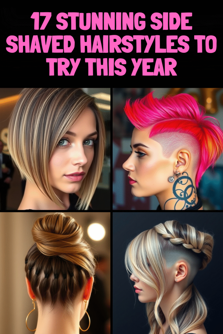 17 Stunning Side Shaved Hairstyles to Try This Year - Hair Vibe Daily