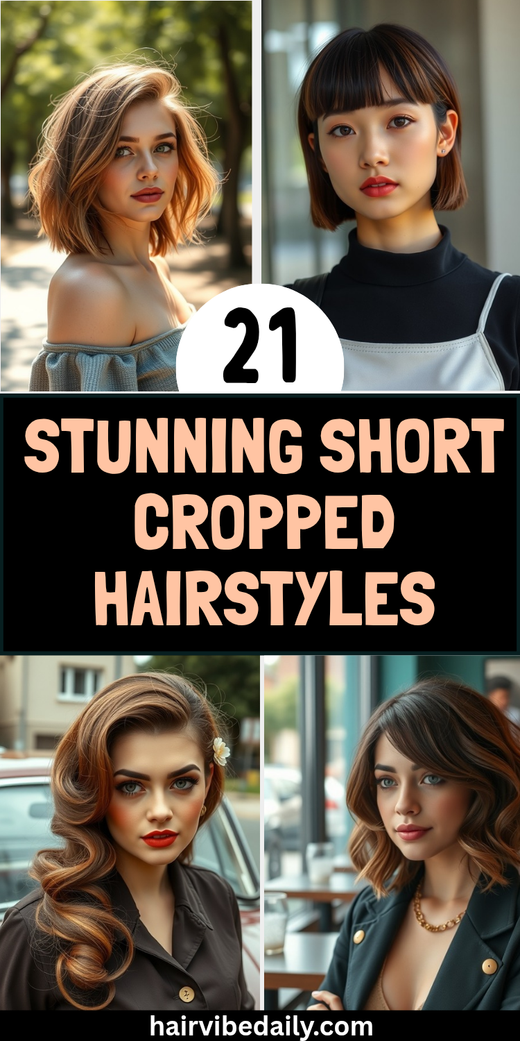 21 Stunning Short Cropped Hairstyles You Need to Try - Hair Vibe Daily