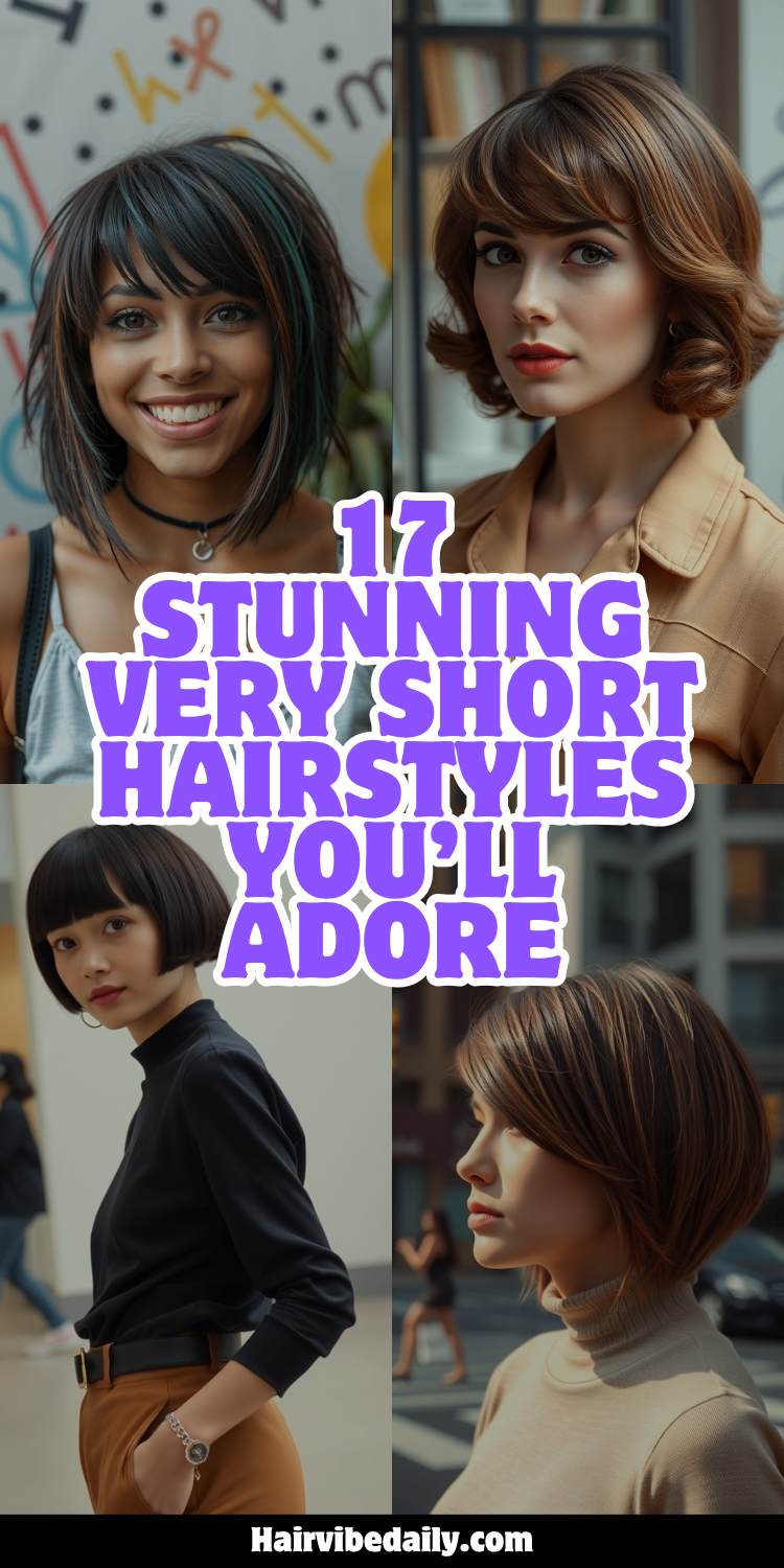 17 Stunning Very Short Hairstyles You’ll Adore - Hair Vibe Daily