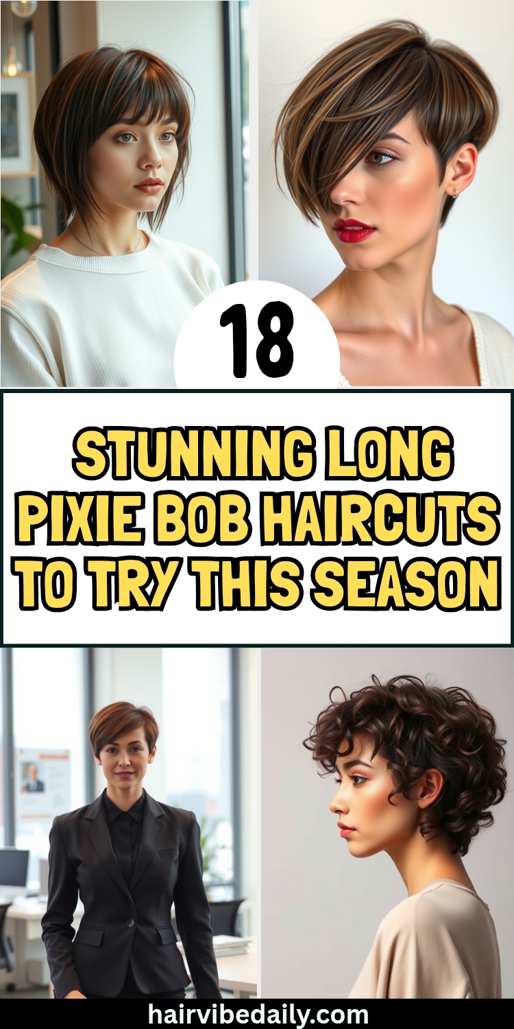 18 Stunning Long Pixie Bob Haircuts to Try This Season - Hair Vibe Daily