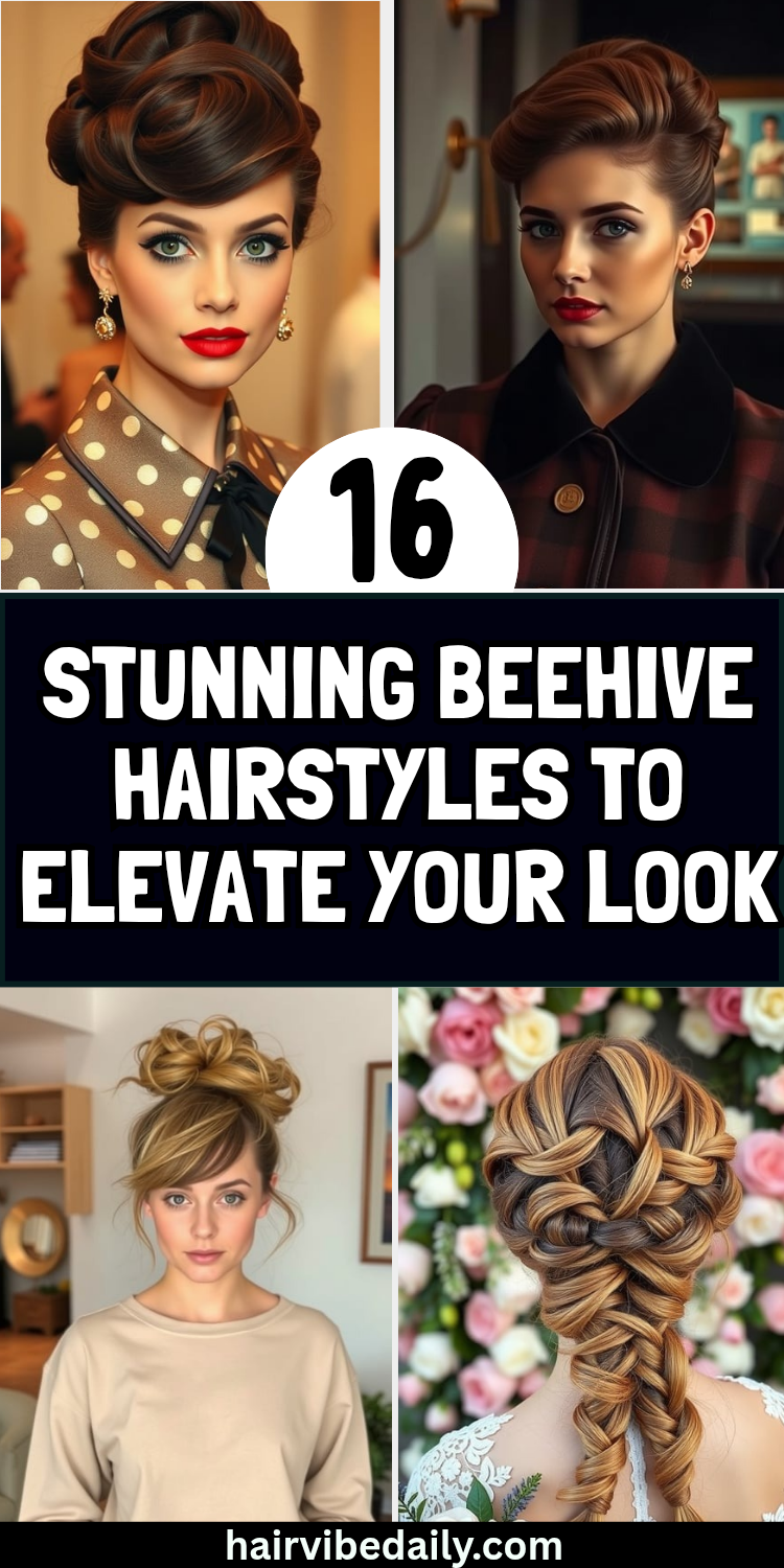 16 Stunning Beehive Hairstyles to Elevate Your Look - Hair Vibe Daily